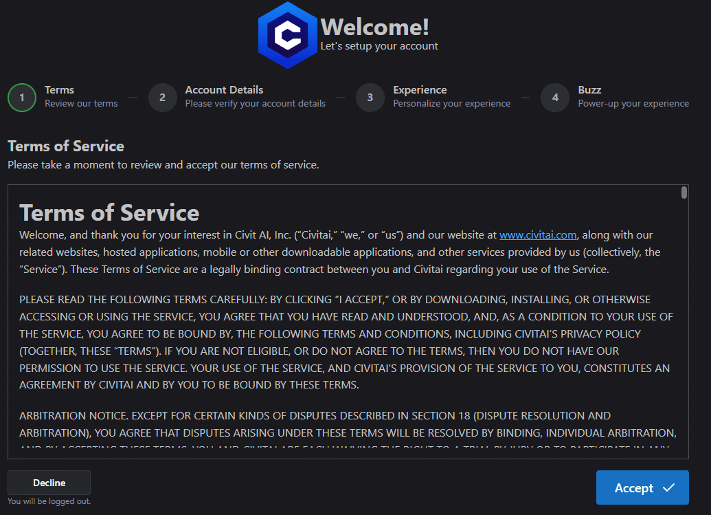 Civitai API keyを取得する方法 | aiaicreate